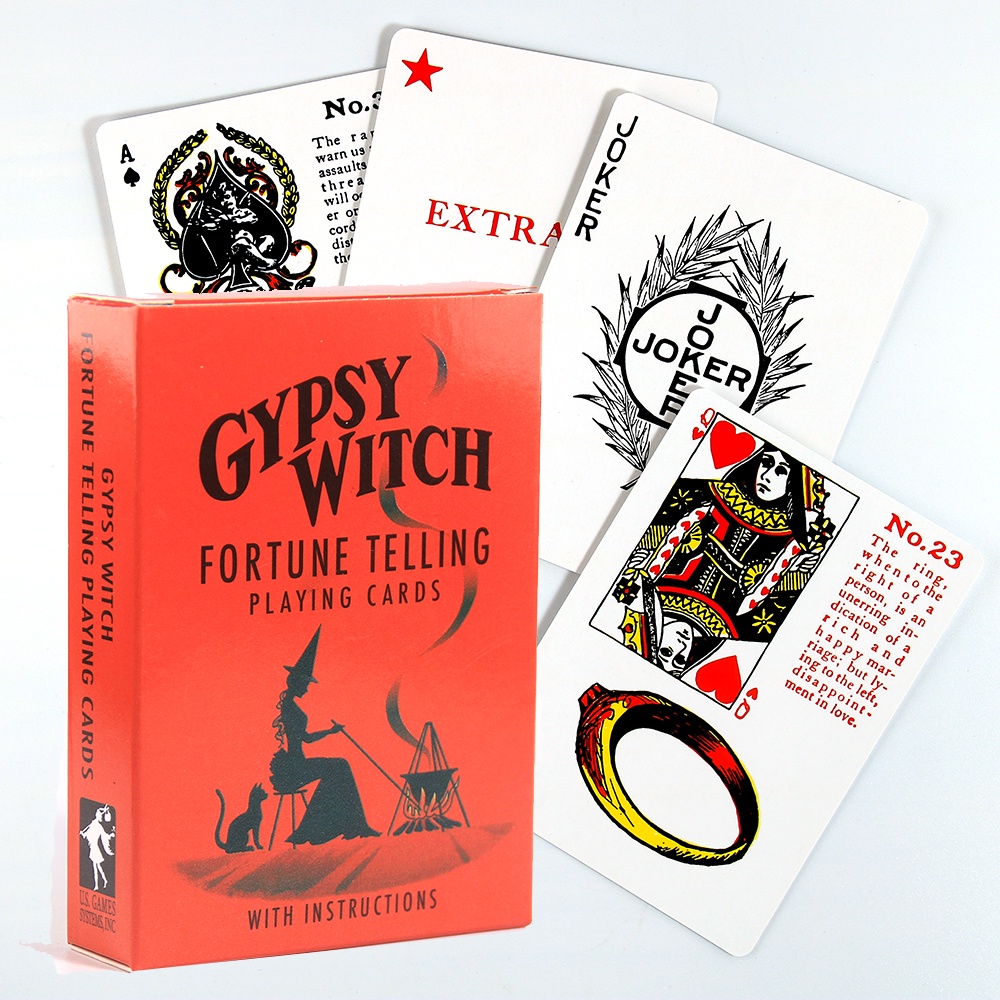 Gypsy Witch Fortune Telling Cards 52 Cards Deck Tarot Cards For ...