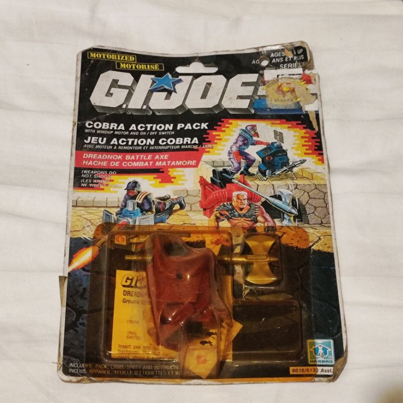 vintage gi joe action pack dreadnok battle axe | Shopee Philippines
