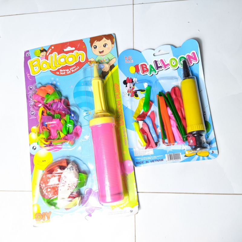 Balloon blowing tool comes with balloons | Shopee Philippines