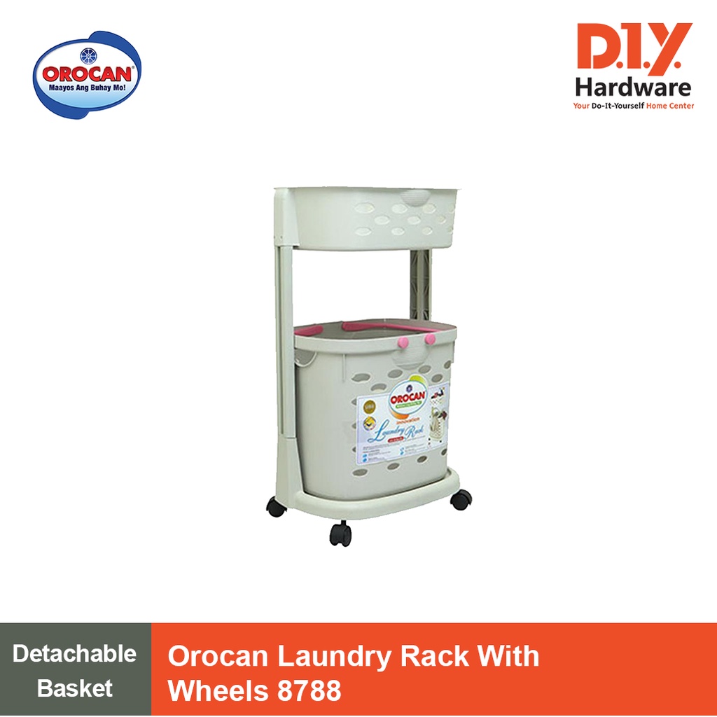 Orocan Laundry Rack With Wheels 8788 | Shopee Philippines