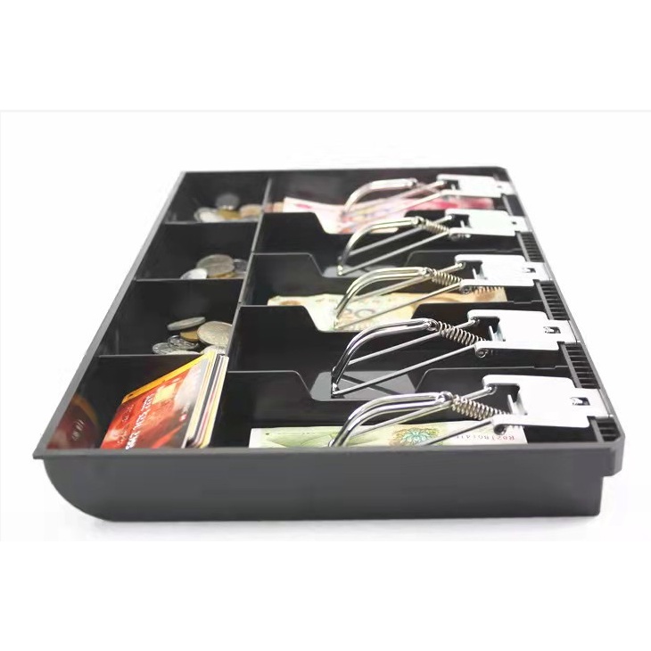 4 and 5 Grids Money Cash Coin Register Insert Tray Cashier Drawer ...