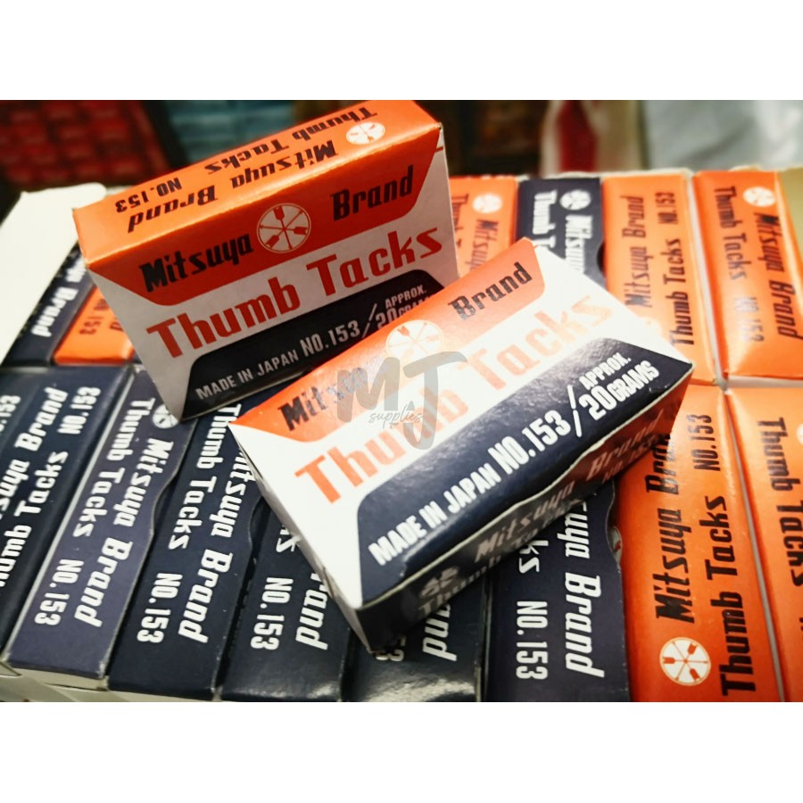 5 PCS. Mitsuya Thumb Tacks, Made in Japan | Shopee Philippines