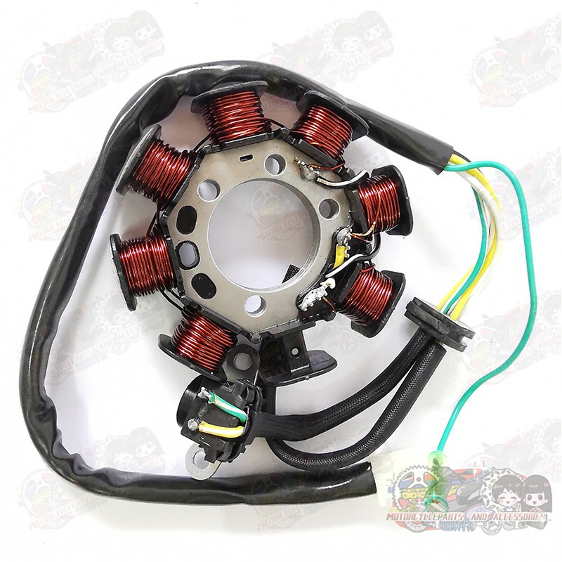 LJ Motorcycle Kawasaki Barako Stator Coil Magneto Coil | Shopee Philippines