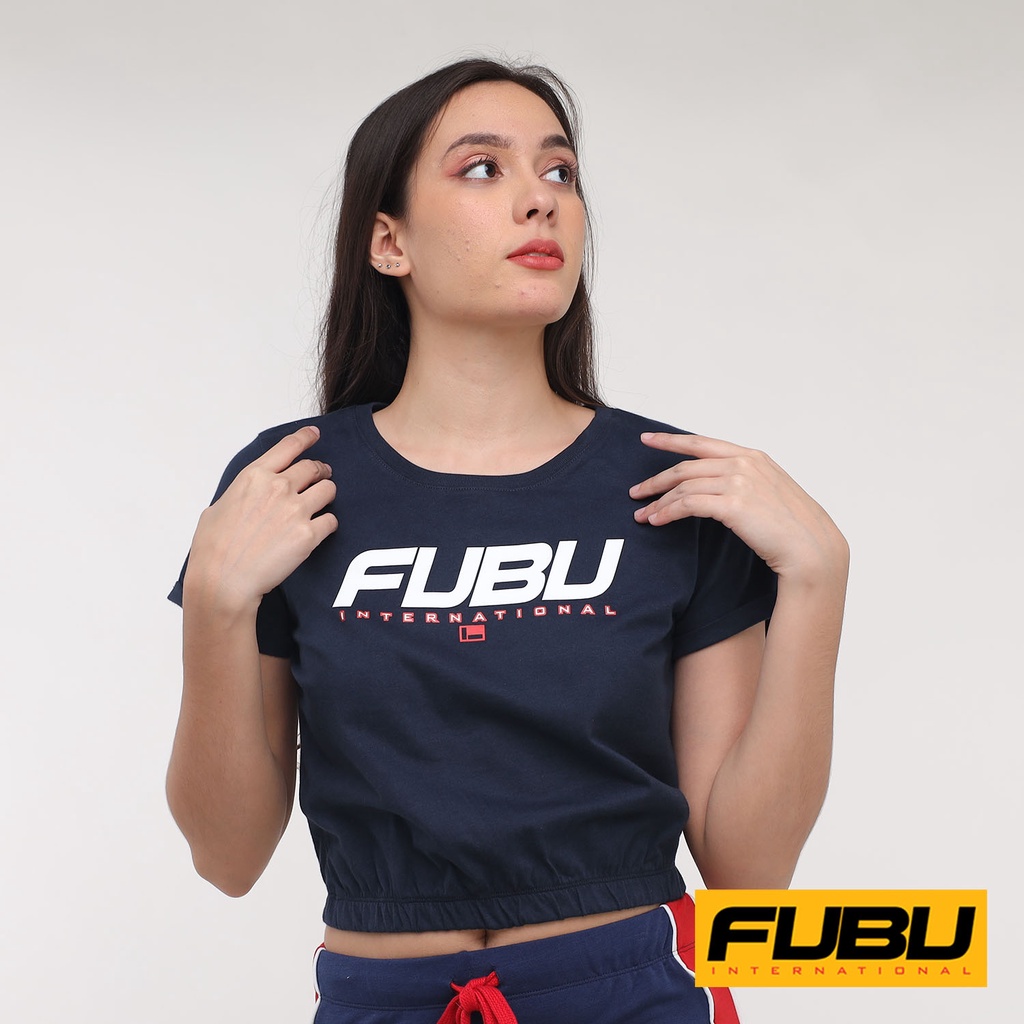 Fubu Girls Crop Top QGT23-0011 (N.Blue) | Shopee Philippines