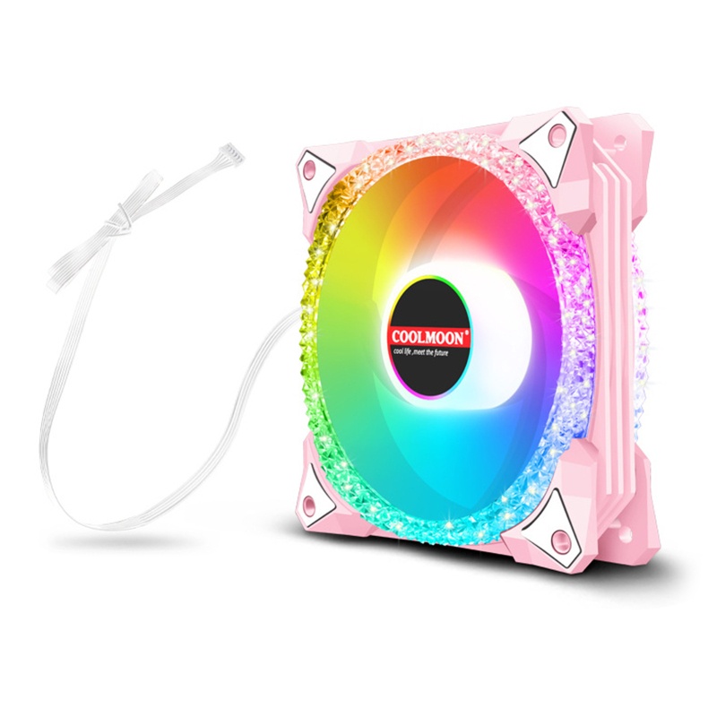 Big Sale Coolmoon Chassis PC Fan Adjust RGB Cooling 120mm Silent ...