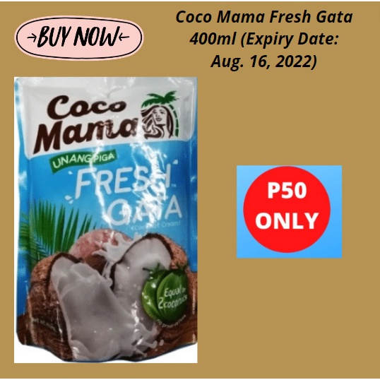 Coco Mama Fresh Gata 400ml (Expiry Date: Aug. 16, 2022) | Shopee ...