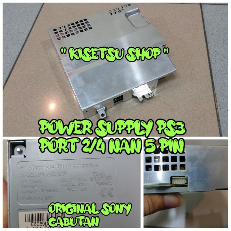 MESIN Power SUPPLY PS3 FAT PORT 2/4 NAN Engine | Shopee Philippines