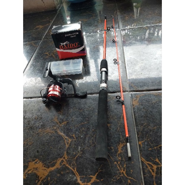 Cod Fishing Rod 1 set!! 1.5 M fullset drag 9 kg (free sticker) | Shopee ...
