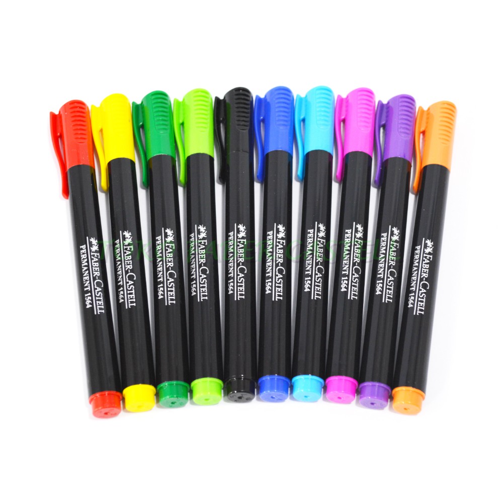 10-color Slim Permanent Marker Marker Pack | Shopee Philippines