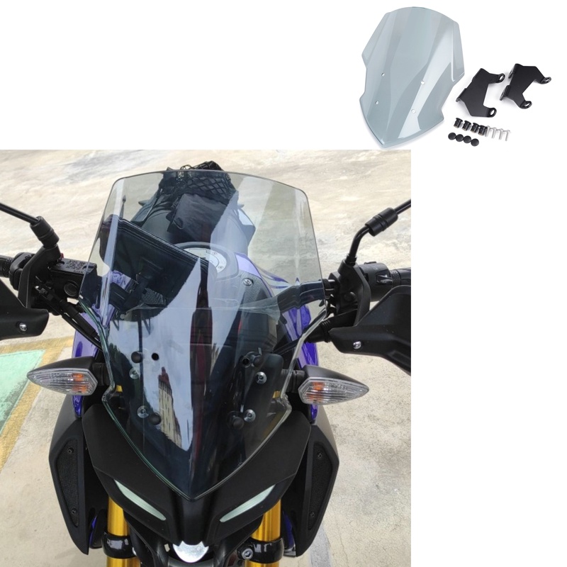 Front Windscreen Windshield For Yamaha MT-15 MT15 2019 2020 2021 2022 ...