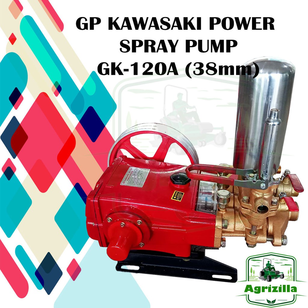 Power Spray Pump GK-120A (38mm) With Pressure Tank , Manual Head By ...
