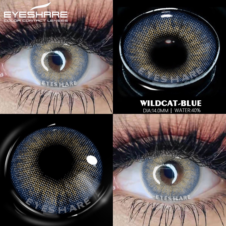Eyeshare Wild Cat Series Color Contact Lenses Transparent Eye Cosmetic ...
