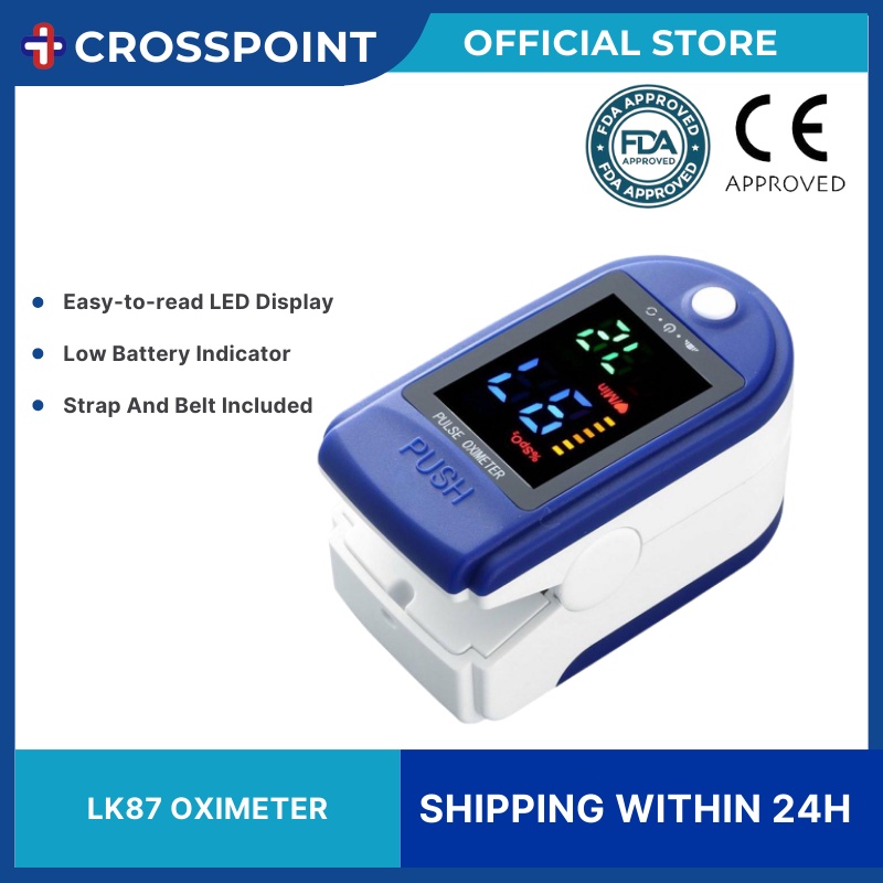 Crosspoint Pulse Oximeter (Blue) | Shopee Philippines