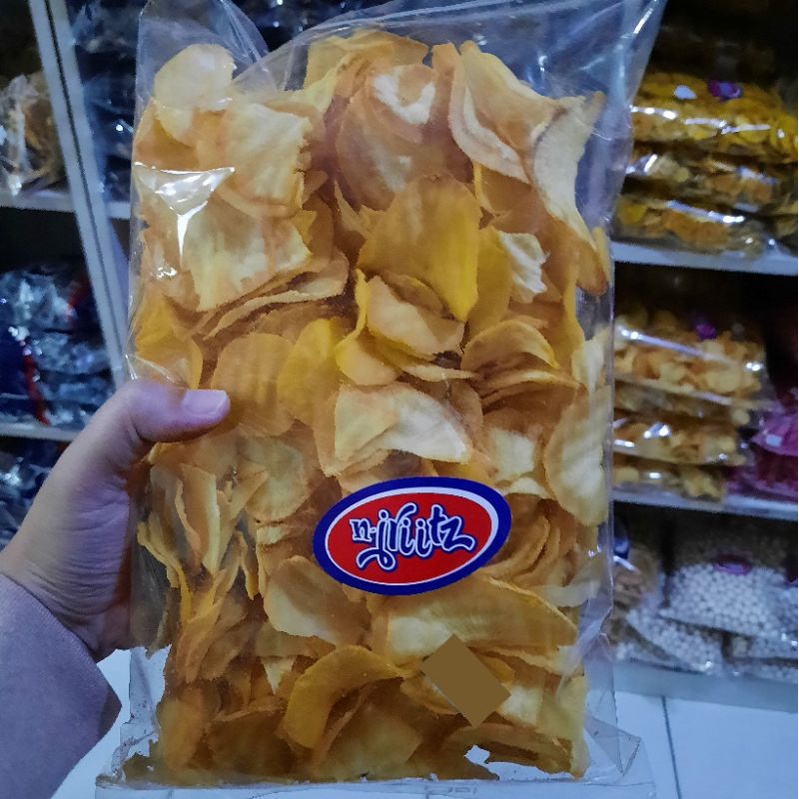 Grilled Corn Cassava Chips 415 grams Kiloan Crispy Special Snack ...