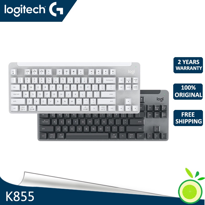 Logitech Signature K855 Wireless Bluetooth Mechanical Keyboard for Gaming Business | Shopee ...