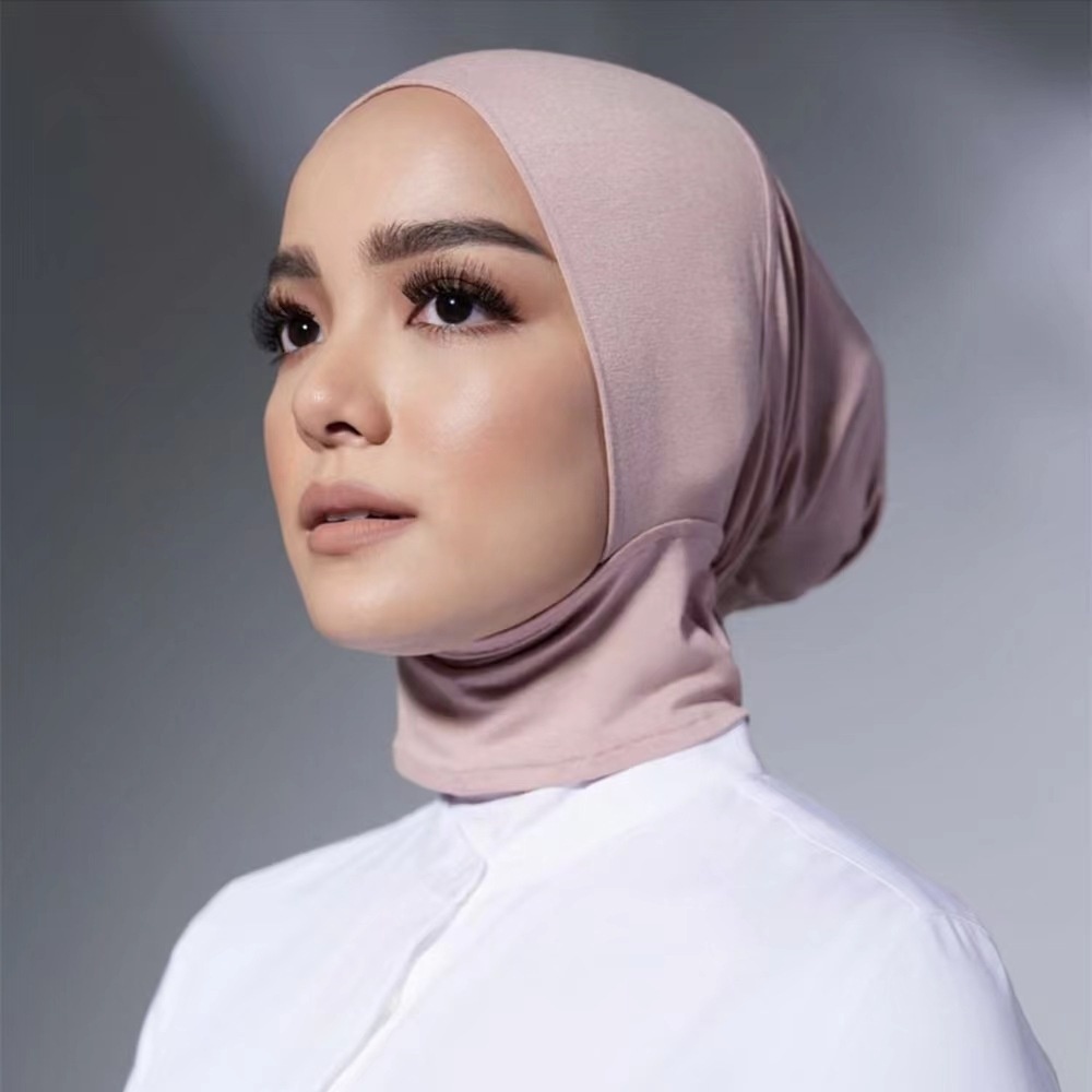 C045 Modal Cotton jersey ninja underscarf full cover muslim hats ...