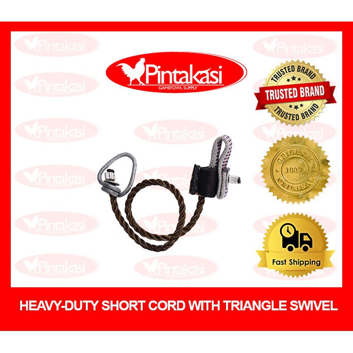 25pcs Short Tie Cord Heavy-duty WITH Swivel for Gamefowl Rooster ...