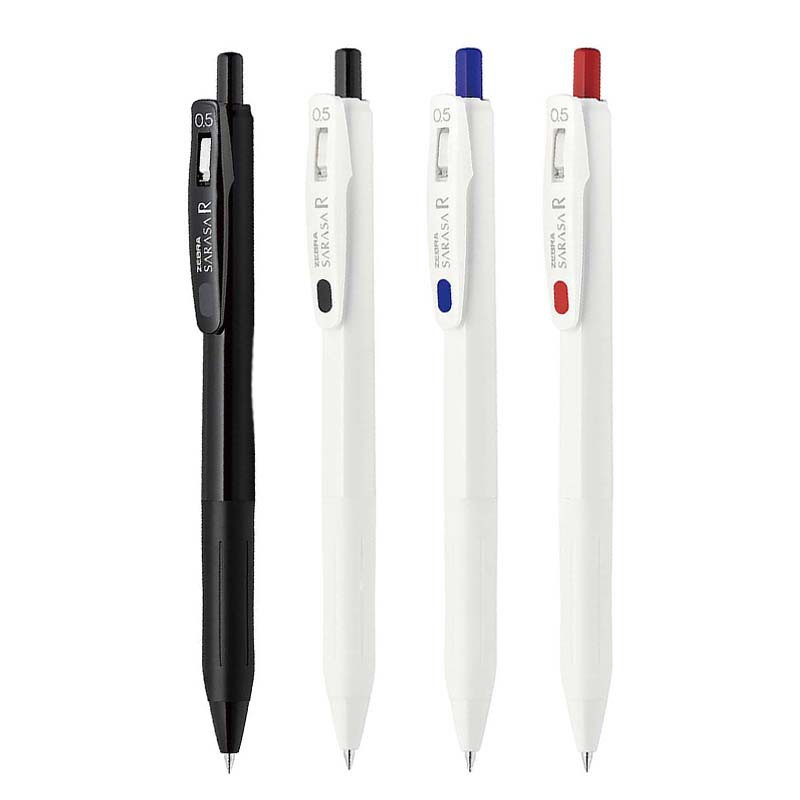 Zebra Japan Sarasa R Gel Pen Retractable Rollerball [0.4mm 0.5mm ...