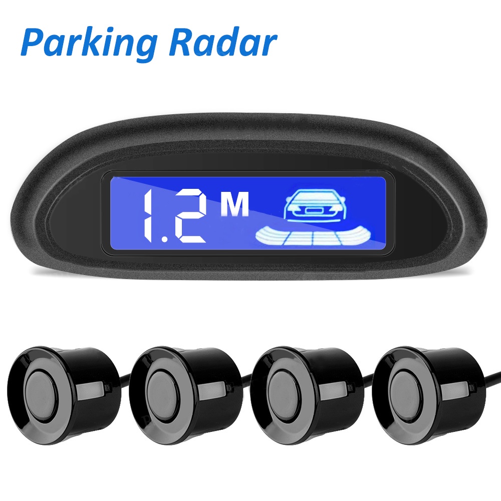 Car Auto Parktronic LED Parking Sensor with 4 Sensors Reverse Backup ...