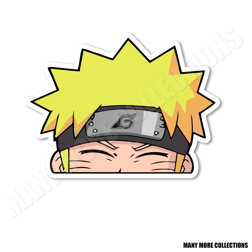 Naruto Anime Peeking Peeking Sticker | Shopee Philippines