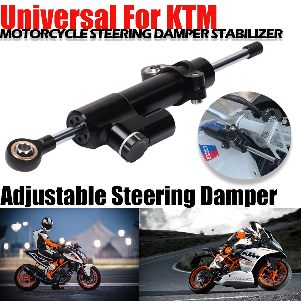 Motorcycle Adjustable Steering Damper Stabilizer For KTM Duke390 Duke ...