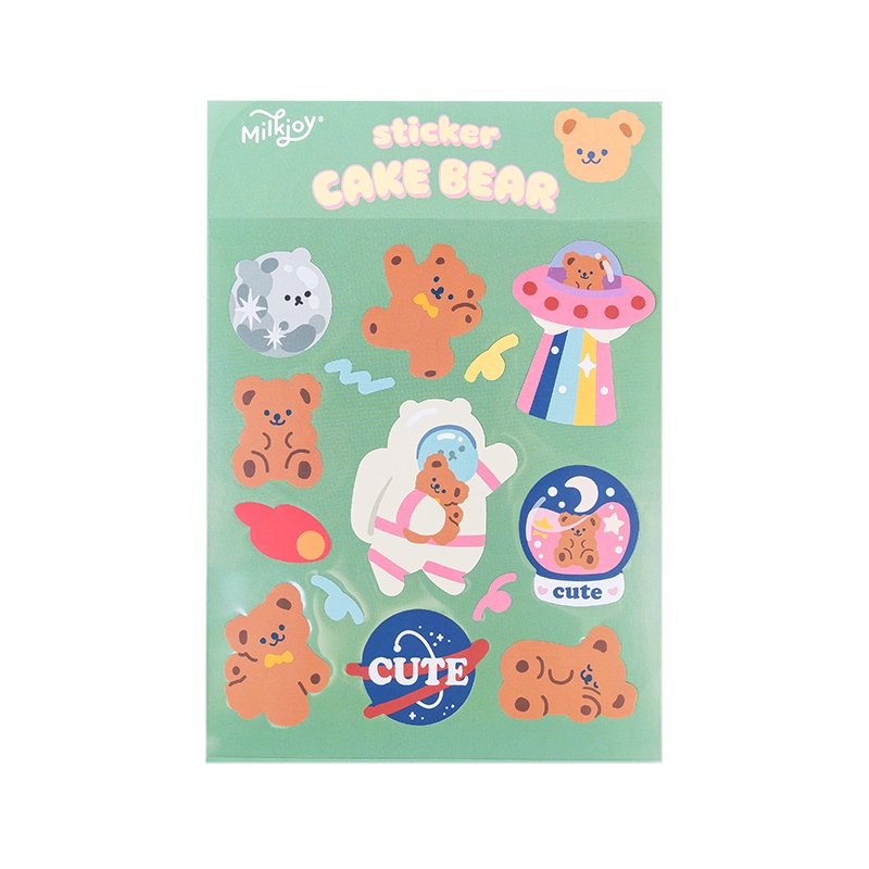 Paper Cartoon Anime Bear Movable Stickers Bear Stickers Waterproof ...