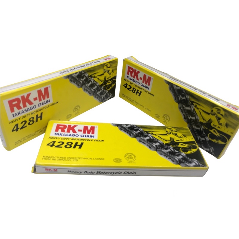 RK-M ORIGINAL HEAVY DUTY CHAIN 428HX120L BLACK ONLY | Shopee Philippines
