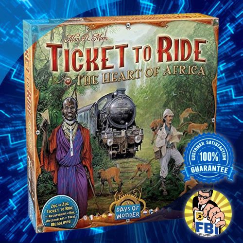 Ticket to Ride Map Collection Volume 3 – The Heart of Africa Boardgame ...