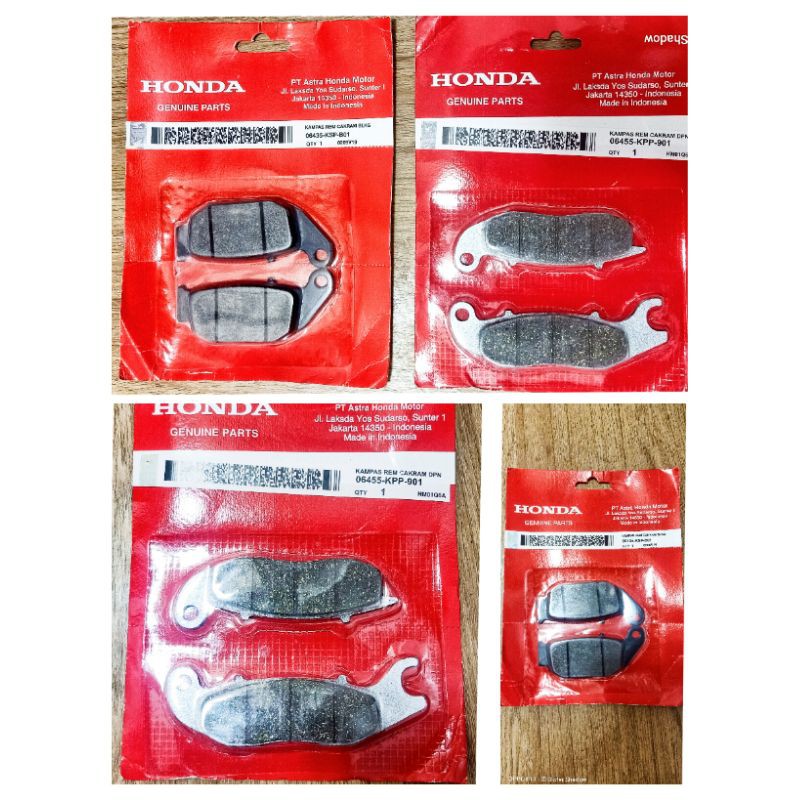 CB150R,CBR150R,CB150X GENUINE BRAKE PAD FRONT AND REAR | Shopee Philippines