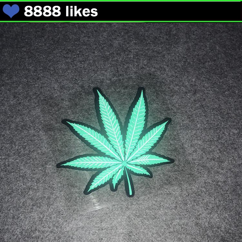 Reflective JDM Leaf Car Decal Stickers Auto Decorative Vehicle Body ...