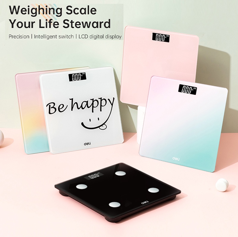 Vusign by Deli Electronic Body fat Scale Digital Smart Weighing Scale ...
