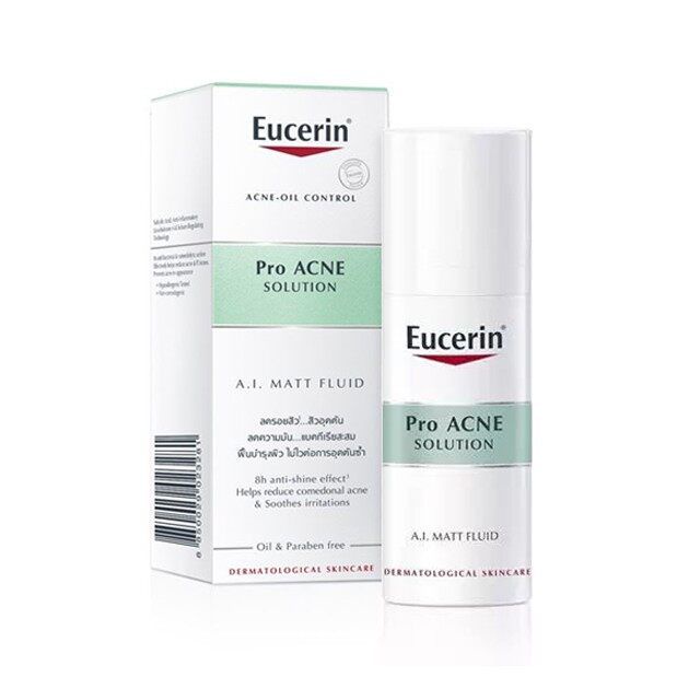 Eucerin Pro Acne Solution A.I. Matt Fluid Reduces Scars Clogged Oil ...