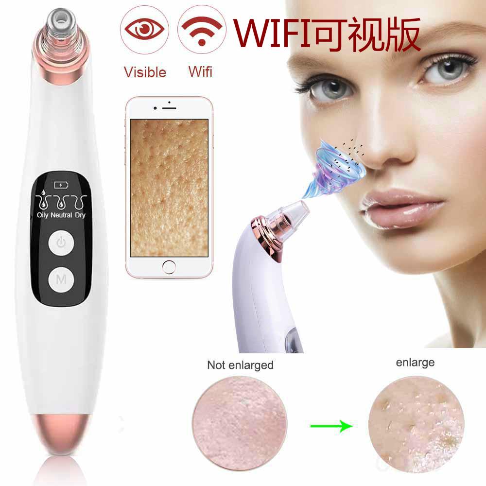WIFI Visible Face Nose Blackhead Remover Vacuum WiFi Camera Vacuum ...