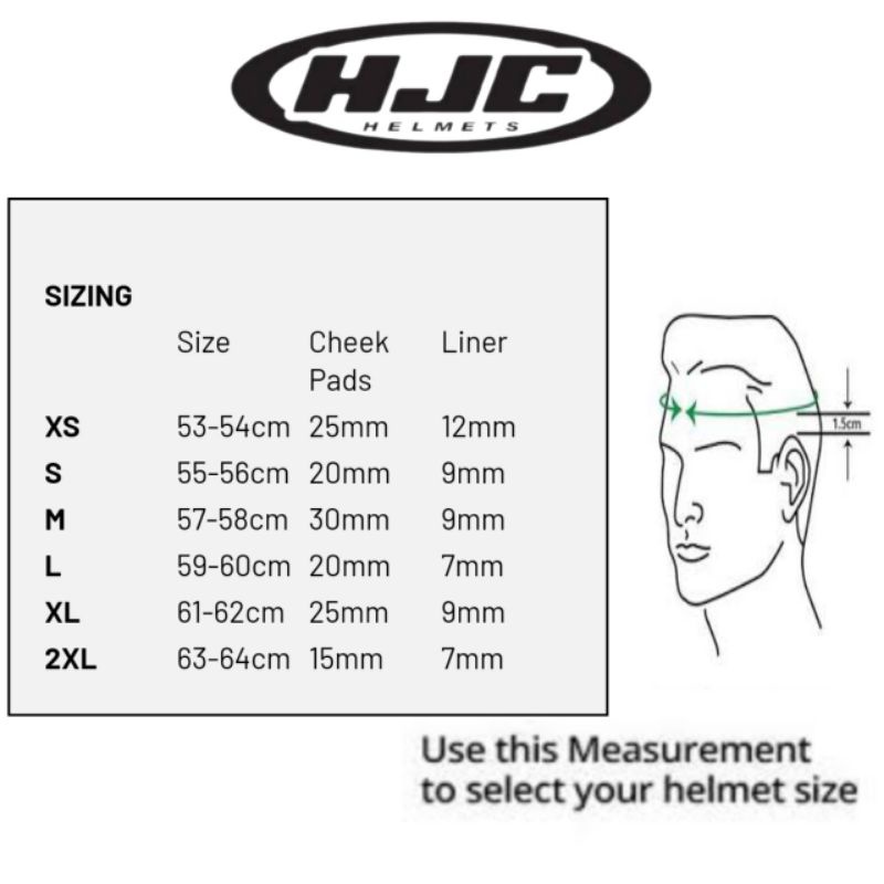 HJC CS-15 Full Face Motorcycle Helmet | Shopee Philippines