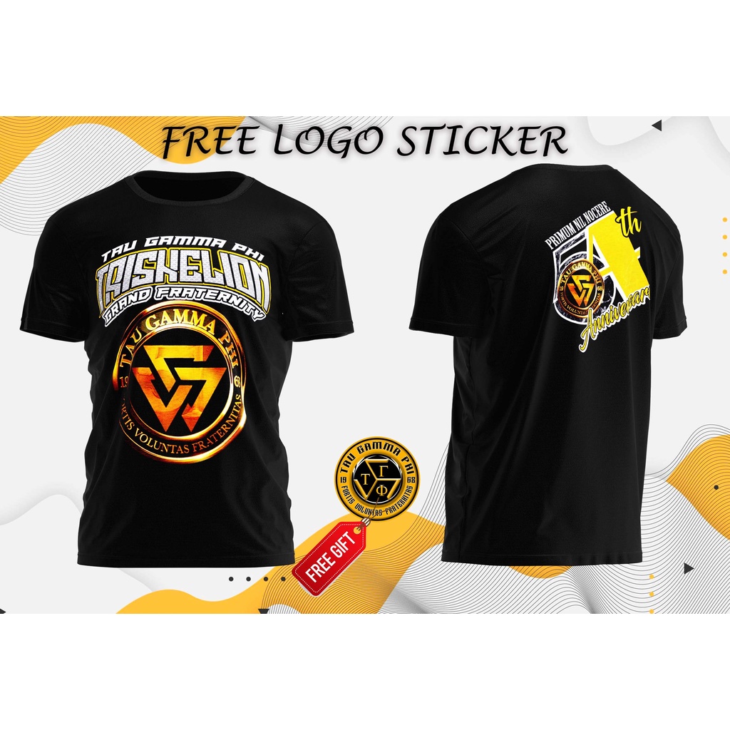 TRISKELION 54th ANNIVERSARY FRAT SHIRT (FREE LOGO STICKER) | Shopee ...