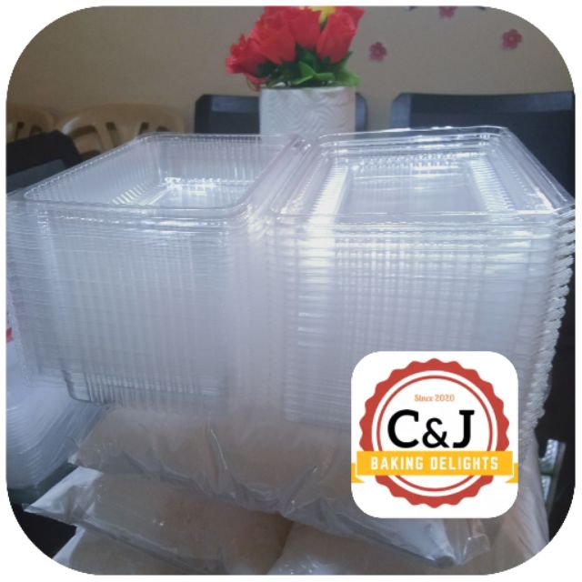 Clamshell plastic container / C301 / C201 / 10 pcs. per set | Shopee ...