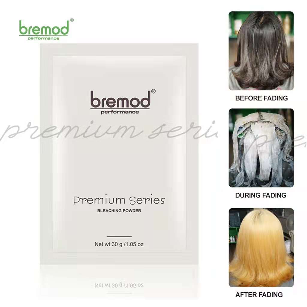 Bremod Premium Bleaching Powder Fade Brightener Low Damage Hair Dye ...