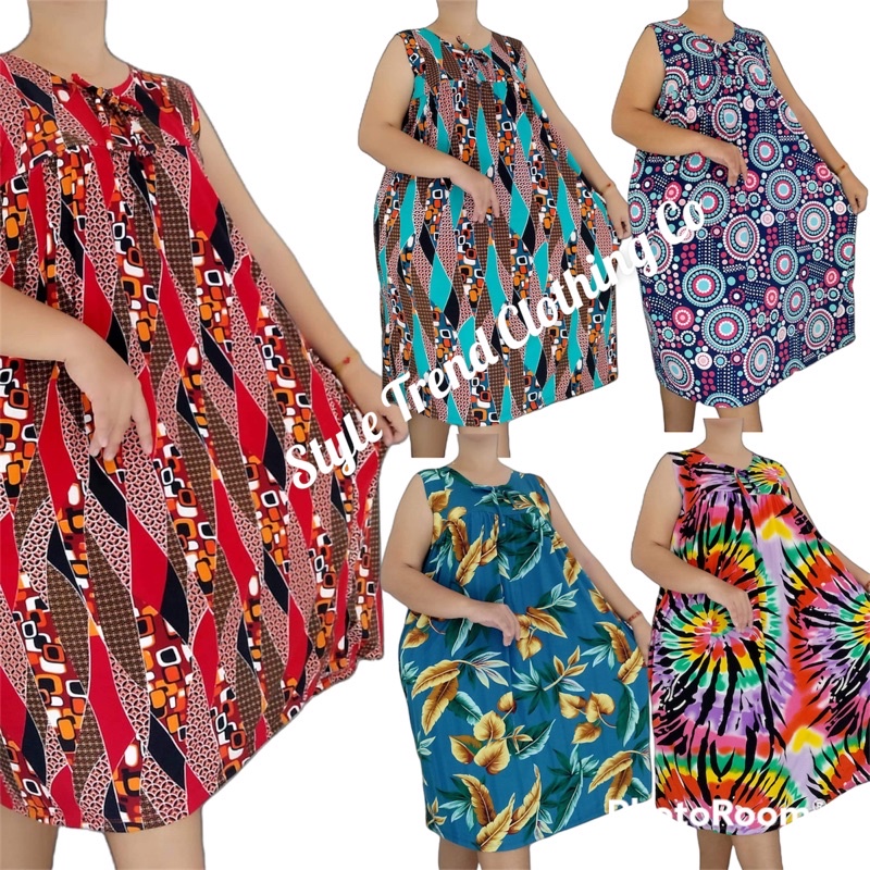 (ST39) PLUS SIZE DUSTER| 2XL- 3XL| Pambahay DASTER | MATERNITY ...