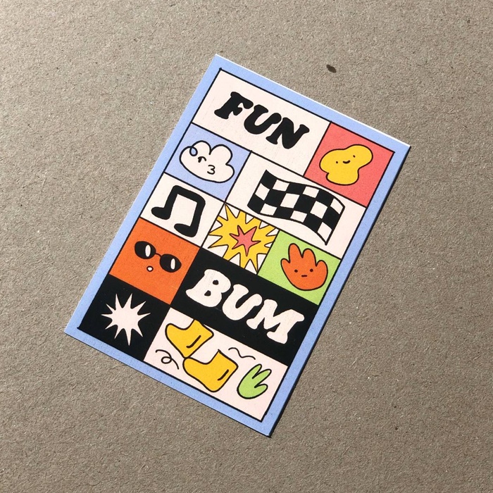 Fun Bum Waterproof Sticker | Laptop and Tumbler Sticker | Shopee ...