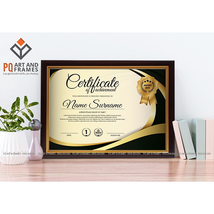 [HL] A4 Certificate Frame (21X30) Certificate, Certificate Of Photo ...