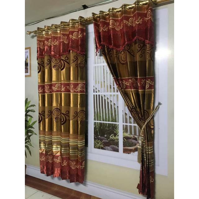 MERAH Minimalist blackout kurden curtains, beautiful curtains, luxury ...