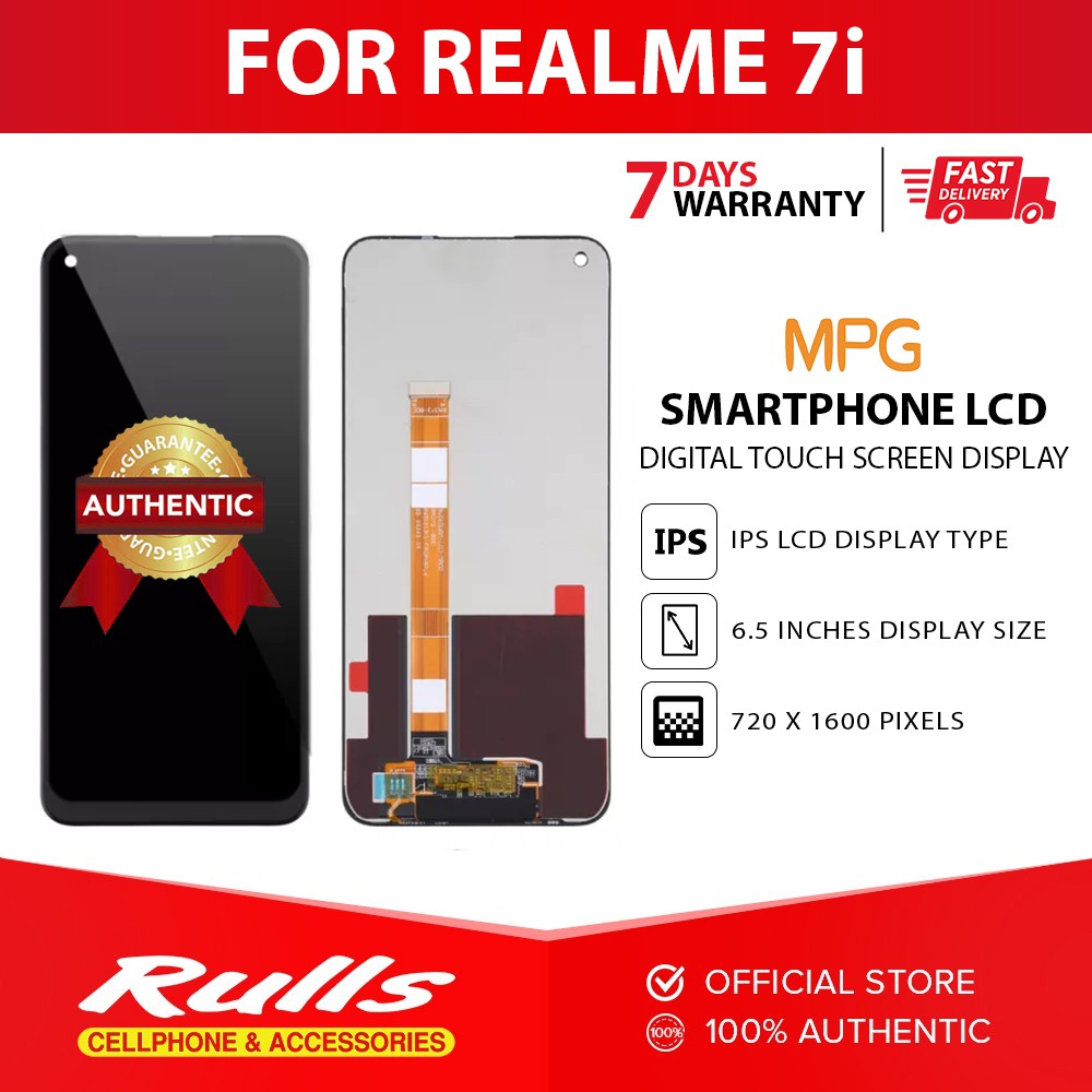 Smartphone LCD for Realme 7i Digital Touch Screen Display Frame ...