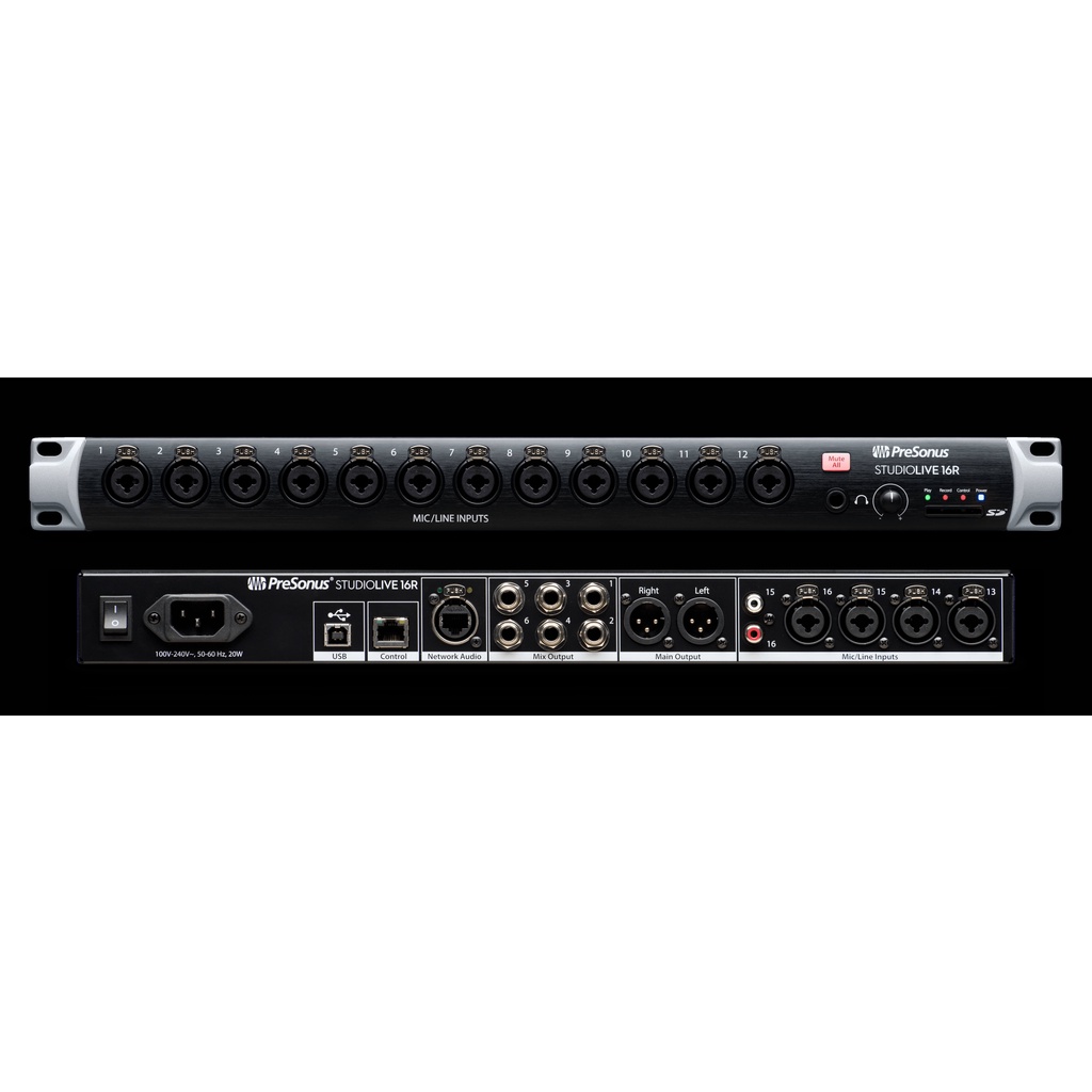 PreSonus StudioLive 16R series lll Stage box and Rack mixer : 18-input ...