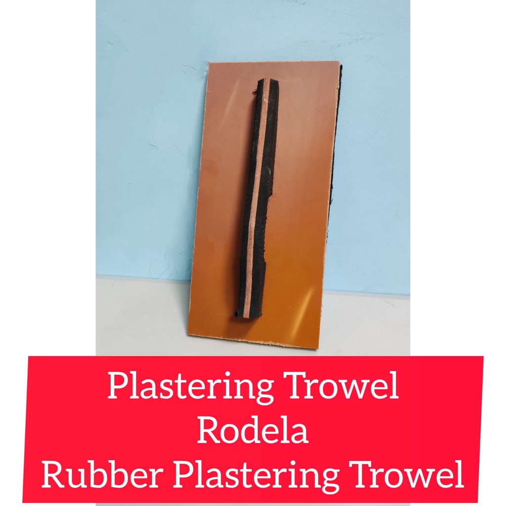 Plastering Trowel Rodela Rubber Cement Trowel (Rubber) | Shopee Philippines
