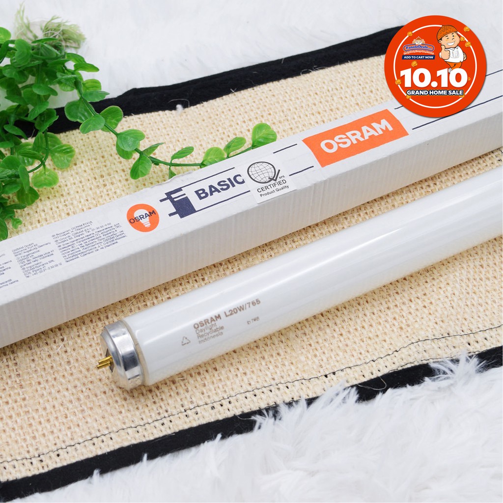 OSRAM L20W/765 880lm Daylight Tube Light Fluorescent Lamp | Shopee ...