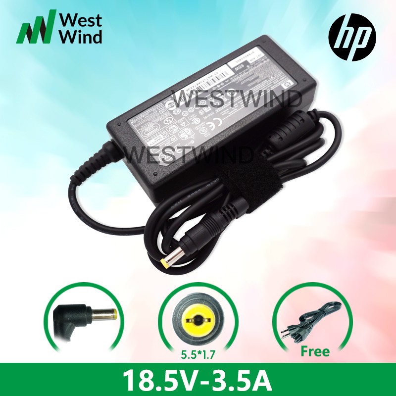 HP Compaq Laptop Charger 18.5V 3.5A for 500 510 520 530 540 550 620 625 ...