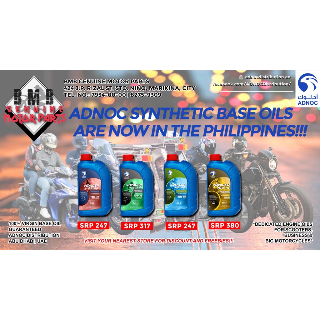 ADNOC OIL SYNTHETIC BASE OIL SPX4-L 10W-40 / SPX4-N 10W-40 / MPX4-L 20W ...
