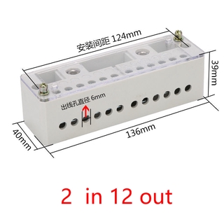 Single phase 2-in 4 / 8 /12/16 outgoing terminal box household ...