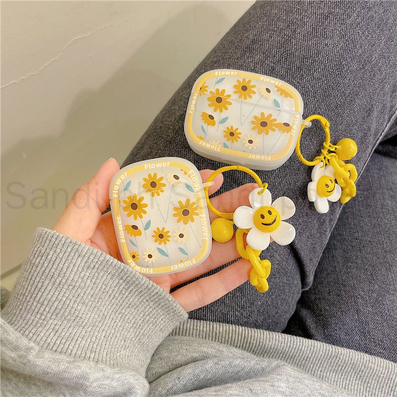 Creative Oval Sunflower AirPods 4 Case iPhone AirPods Case For Airpods1 ...