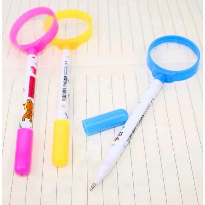 Pen Magnifying Glass Shaped/Lup Cartoon Motif | Shopee Philippines